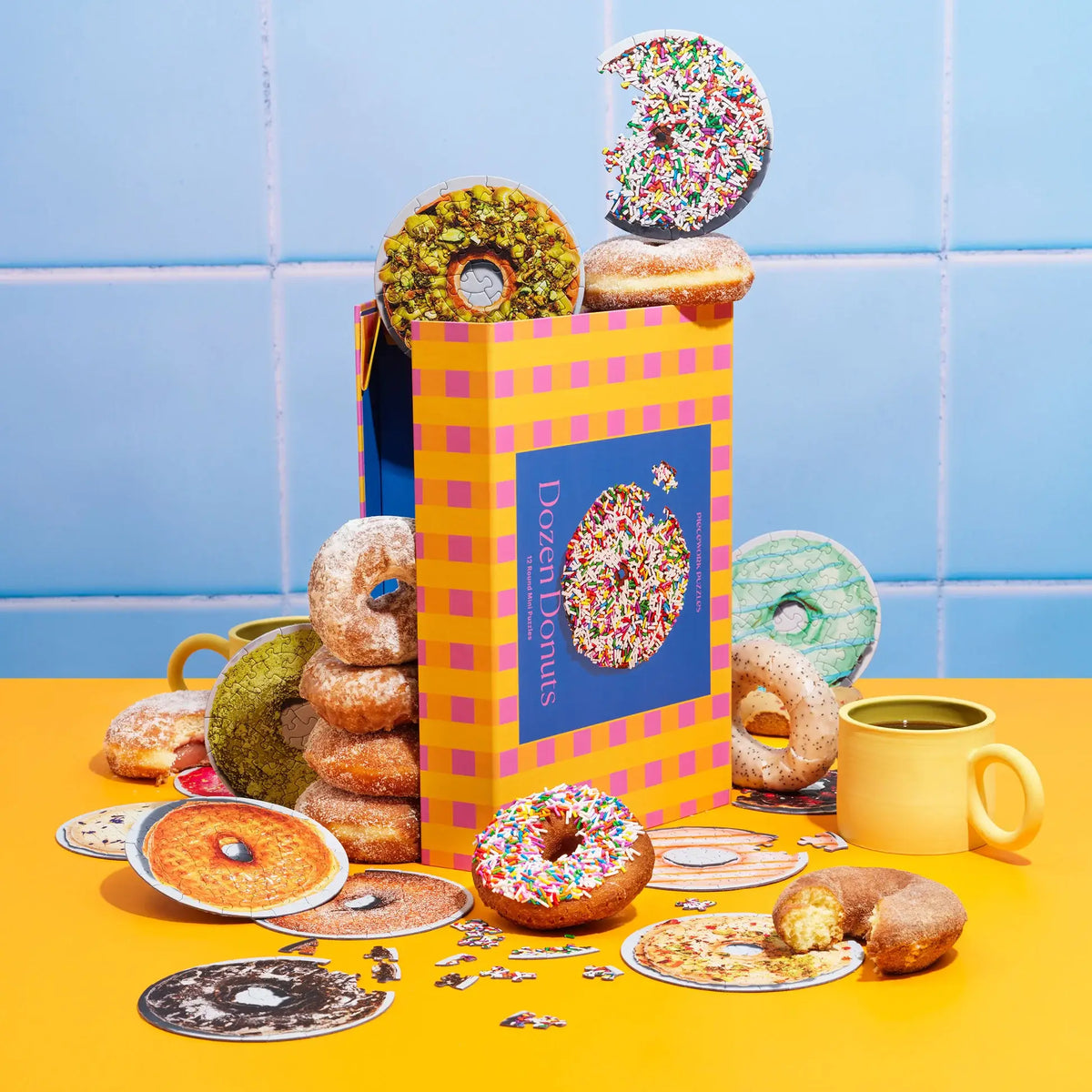 Dozen Donuts - Mini Puzzle – The Finery Jackson