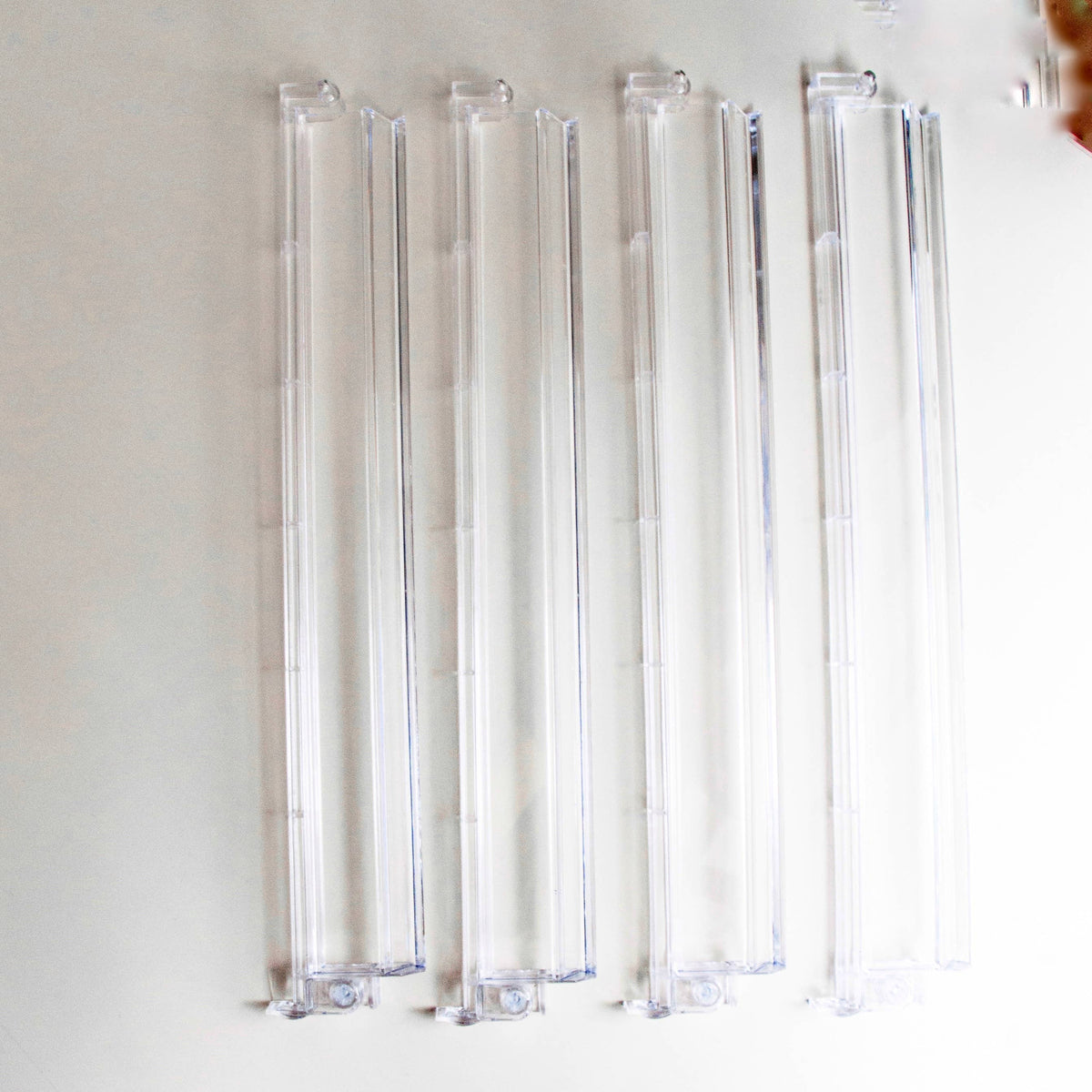 Clear Acrylic Rack and Pusher Set – The Finery Jackson